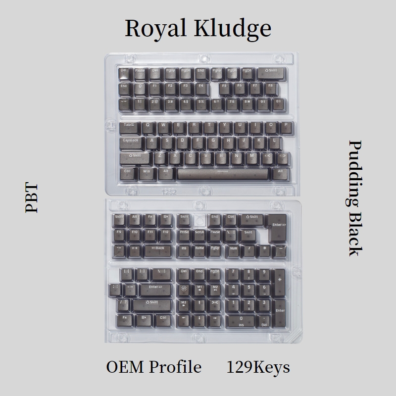 Royal Kludge Pudding Keycap Set - The Masked Studio